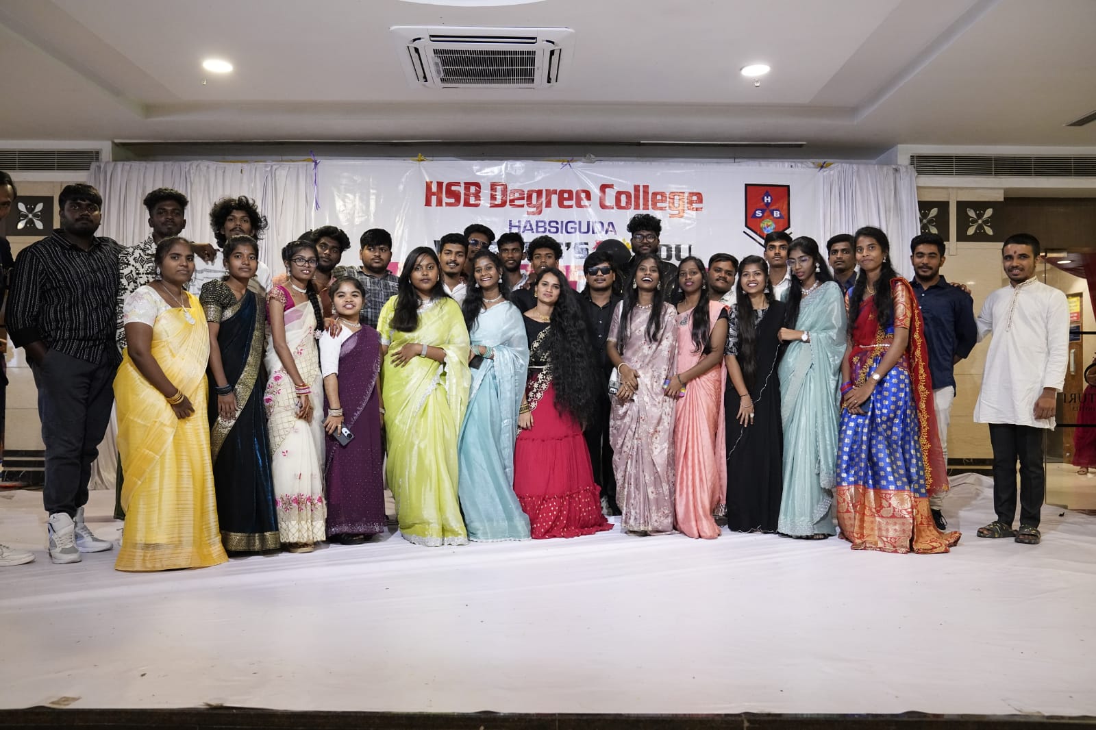 Freshers Party 2025 - Hyderabad School of Business Degree College